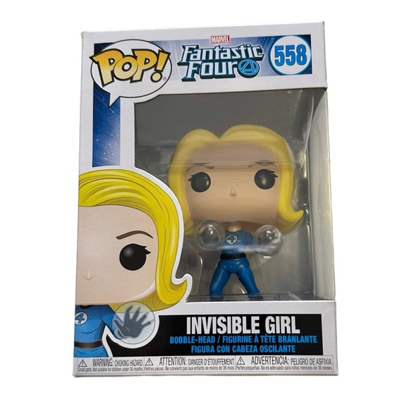 Funko | Other | Nib Funko Pop Invisible Girl Fantastic Four 558 | Poshmark
